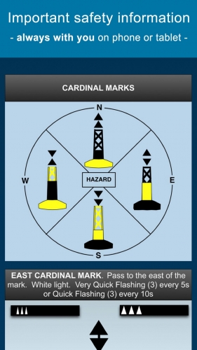 IALA Buoys & Lights at Sea - Colregs Essential nautical reference app
